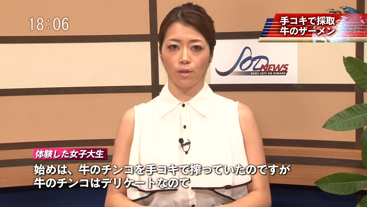 人気女子アナウンサーがお届けする！！Hで真面目な報道スポーツ番組“SOD NEWS” - アダルト動画 ソクミル